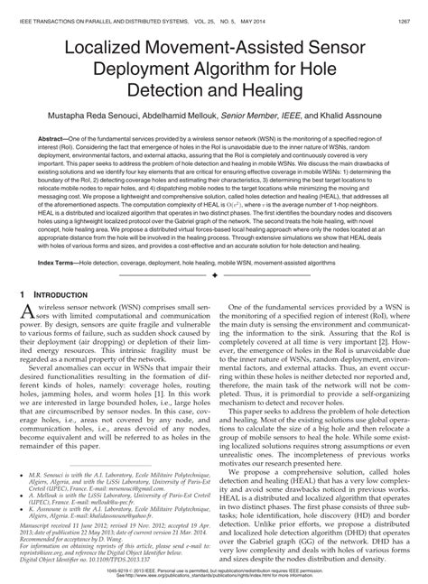 pdf localized movement assisted sensordeployment algorithm for