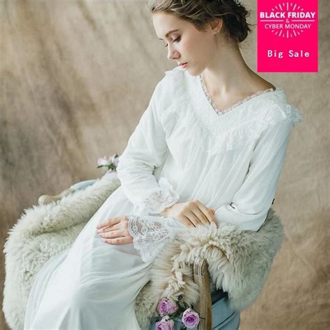 French Romantic Nightdress 2018 Summer New Soft Beautiful Cotton Sexy