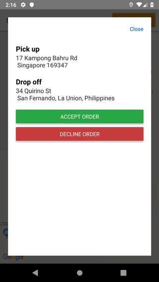 create a food ordering app in react native part 2 adding the driver