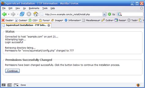 installation script