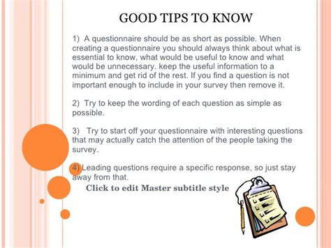 Chapter 4 How To Write A Good Survey