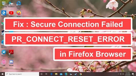 Arreglar Error Pr Connect Reset Error En Firefox Mundowin