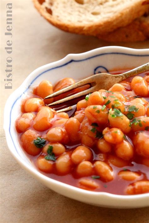 Haricots Blanc à La Sauce Tomate Sucrée Bistro De Jenna Plats