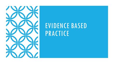 Evidence Based Practice Getting Started In Queensland Health