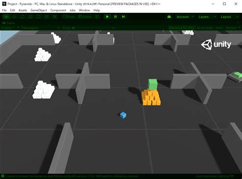 unity ml agentsによる強化学習：サンプルプログラムを動かしてみる（pyramids編） massie programming