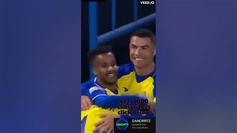Cristiano Ronaldo 2 Assists Al Nassr Vs Al Taawoun 2 1 Shorts