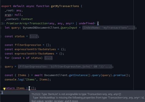 amazon dynamodb typescript problem with type on returned value