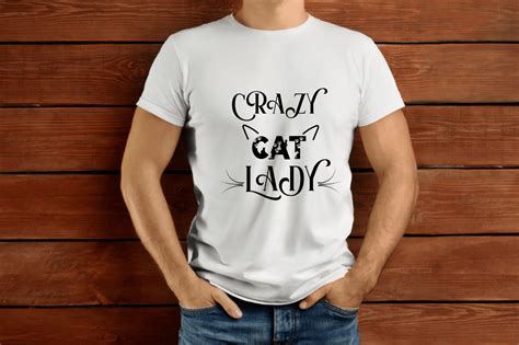 Crazy Cat Lady Svg T Shirt Design Graphic By Ujjal Mia · Creative Fabrica