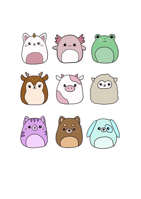 Squishmallow Coloring Page Printable Squishmallow Coloring Etsy Artofit