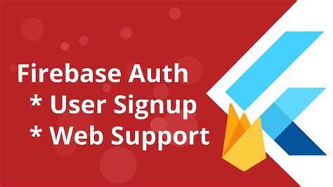 flutter web firebase auth web support and signup 2020 youtube