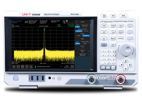 Uts3000b Spectrum Signal Analyzers Products Uni T Voltage Meter