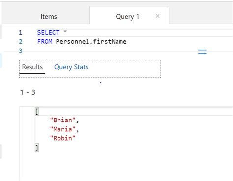 querying json documents in azure cosmos db using the sql api
