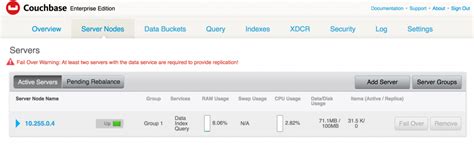 docker service and swarm mode to create couchbase cluster