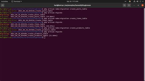 how to rollback migration in laravel