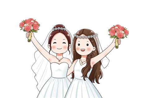 Same Sex Couple Png Image Same Sex Couple In Wedding Dress Comrade