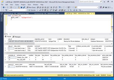 4 ways to get a list of schedules in sql server agent t sql