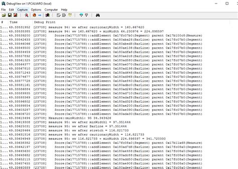 usage of debug d command line option musescore