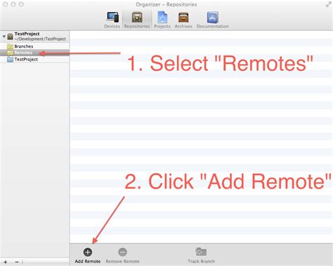 git in xcode 4 how do i add a remote github repository