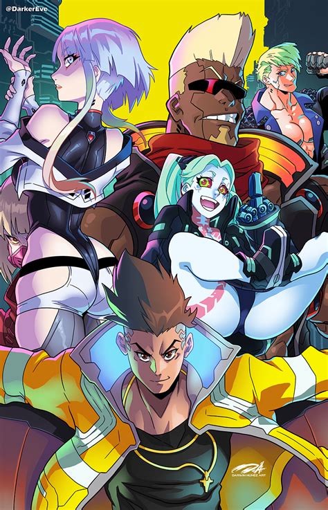 Rebecca Lucy David Martinez Kiwi Dorio And 1 More Cyberpunk And 1