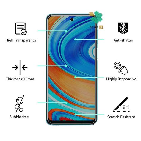 گلس گوشی شیائومی Redmi Note 9 Pro Max Nano Privacy استایل آپ