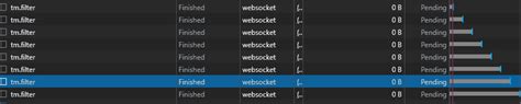 javascript websocket connection to wss tm filter 1508 failed