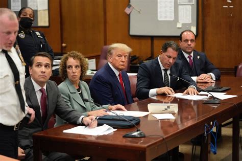 Donald Trump Arrives For Nyc Arraignment