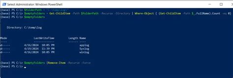 How To Delete Empty Folders In Powershell Active Directory Tools