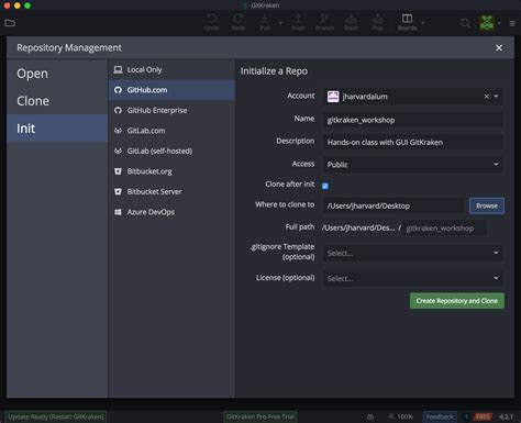 getting started with git using gitkraken tools for reproducible research