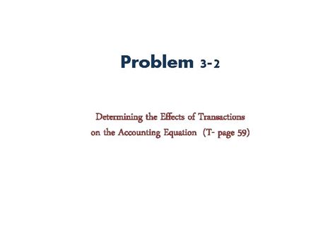 Chapter 3 Business Transactions And The Accounting Equation