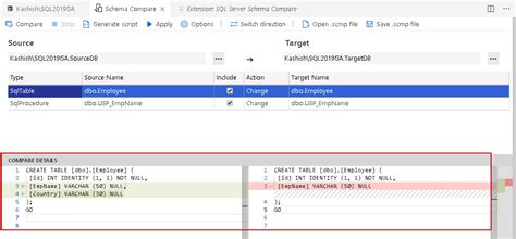 sql compare schema comparison tool to diff sql databases ph