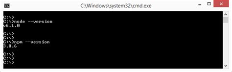 how to install node js and npm on windows tecadmin