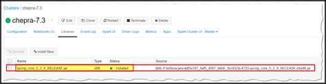spring version in azure databricks stack overflow
