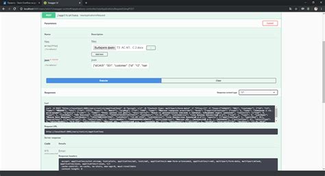 java post запрос проходит тест в postman но не проходит в swagger ui