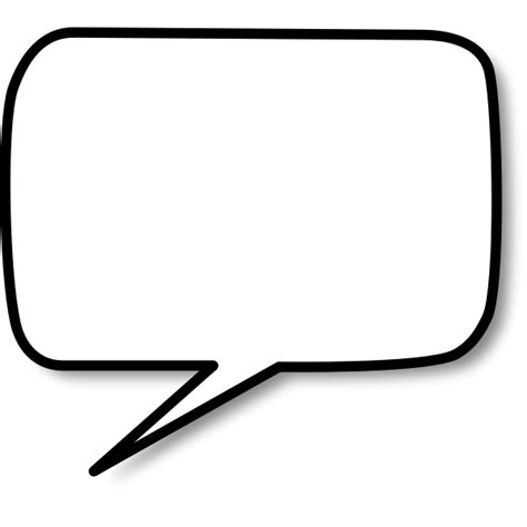 callout with rounded corners left vector image free svg