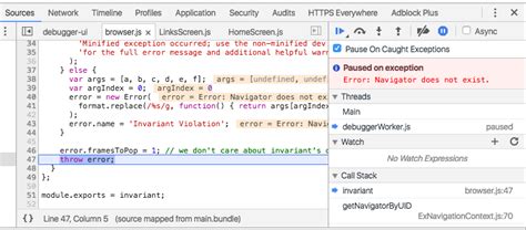 react native how to fix navigator does not exist error in basic