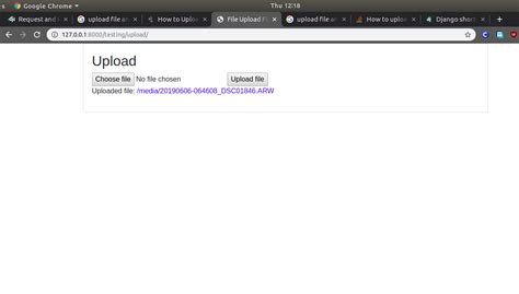 python how to upload a file and return json response in