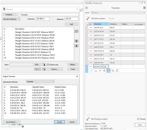 solved issue using cogo arcmap vs arcpro esri community