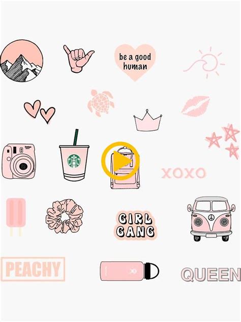 Pin By Kenzy On Diy Aesthetic Stickers Stickers Packs Stickers