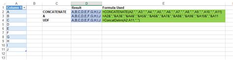 how to concatenate a range with a delimiter how to excel
