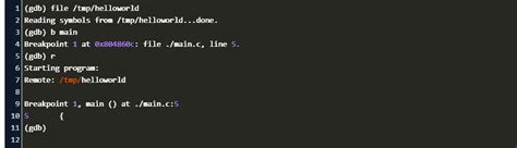 how to run program with other files in gdb code example