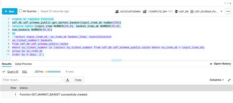 getting started with user defined sql functions