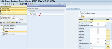 techsap drop down index in web dynpro