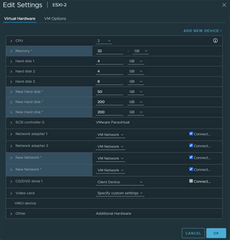 how to configure vmware vsan and vmotion with nested esxi