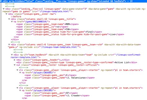 getting text from within nested elements in html text using