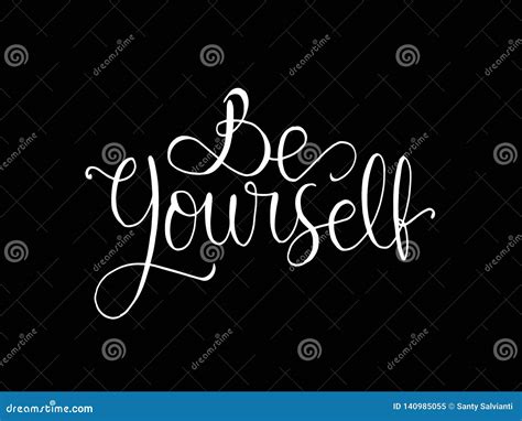 Seien Sie Sich Hand Aufschrifttext Beschriftend Motivation Und