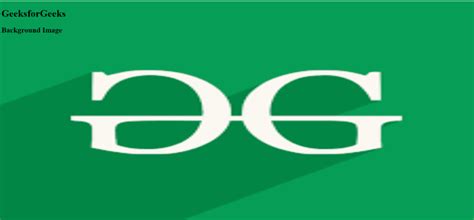 how to add an image as background image of a web page geeksforgeeks