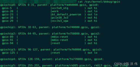 linux应用层操作gpio，查看gpio状态 cumtchw csdn博客 linux查看gpio状态