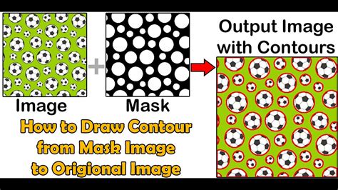 how to draw contours annotations on the original image from the mask