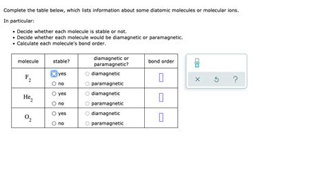 Solved Complete The Table Below Which Lists Information