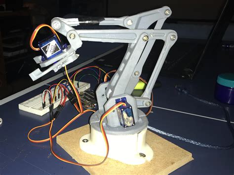 3d printed robotic arm arduino project hub